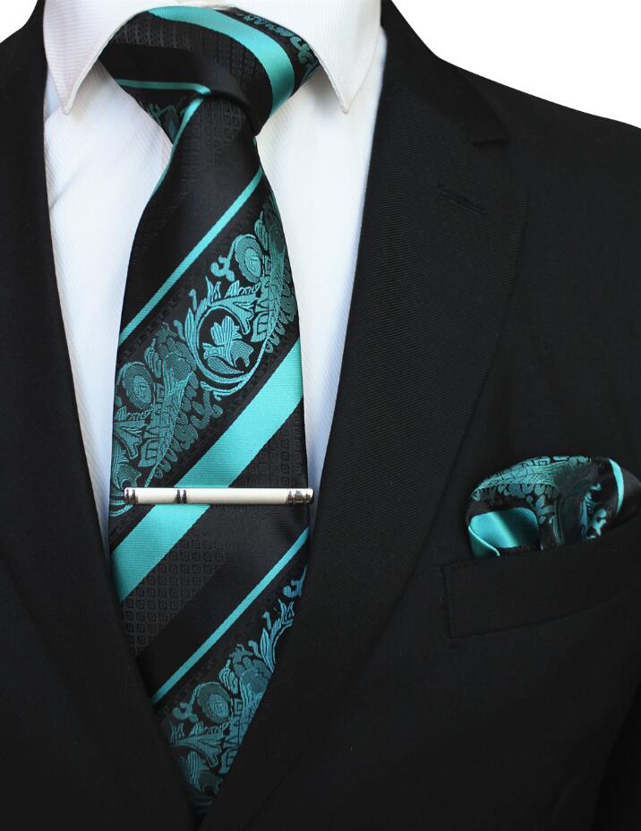 RBOCOTT 3PCS Men's Floral Tie Handkerchief Set Yel... – Grandado