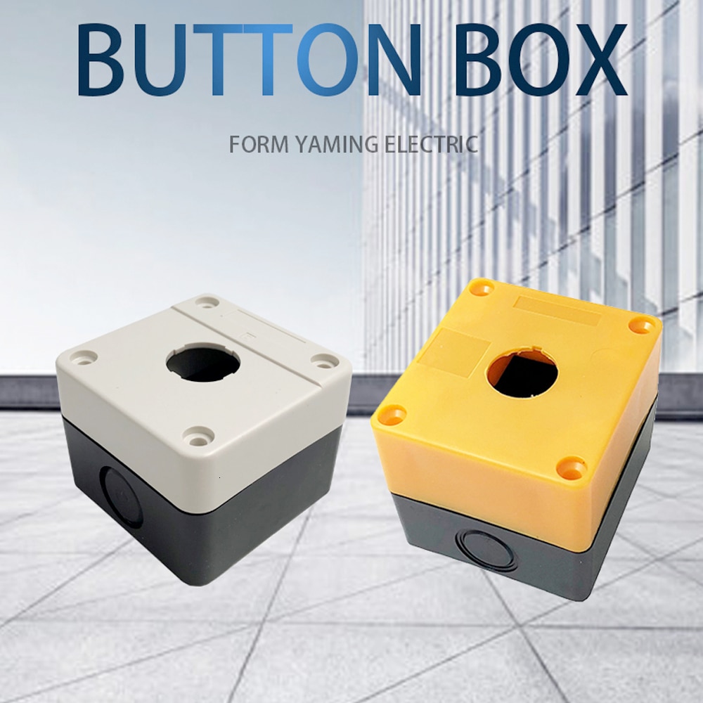 22 Mm Push Button Switch Box Een Gat Pak Voor Cont... – Vicedeal