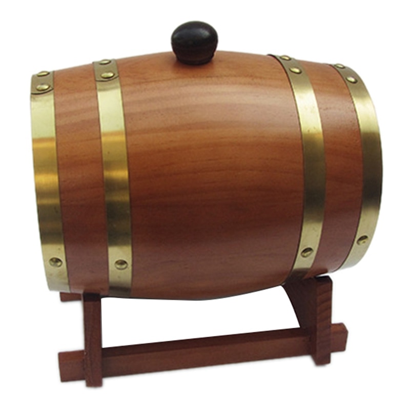 3L Wooden Vintage Wood Barrel Timber Wine for Beer... – Vicedeal