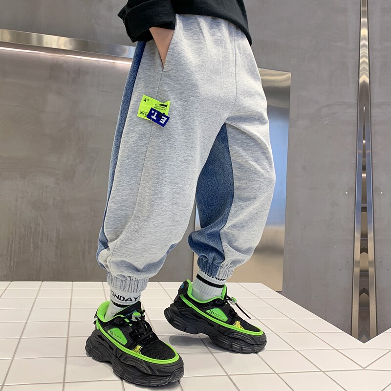 Boys' jeans spring children's spring pants... – Grandado