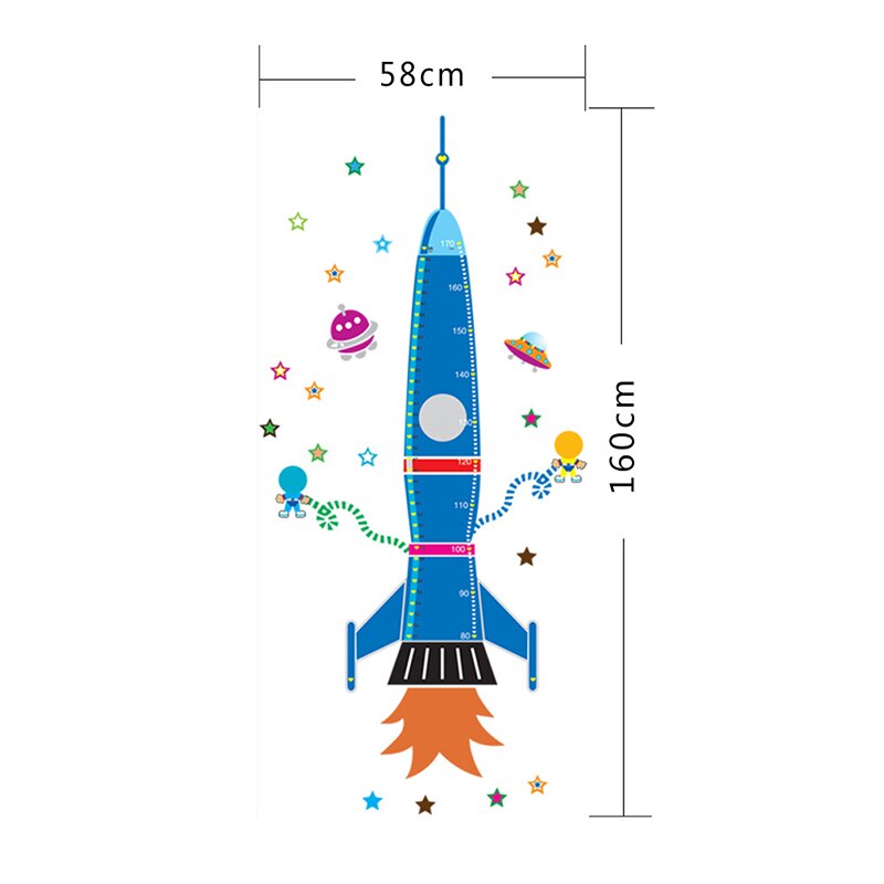 Space Rockets Style Stickers Cute Movable Wall Sti... – Grandado