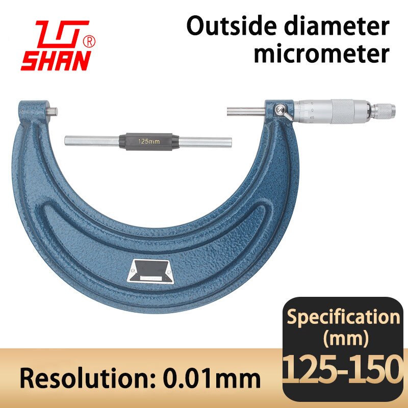 Outer diameter micrometer Large range 125-150 mm h... – Grandado