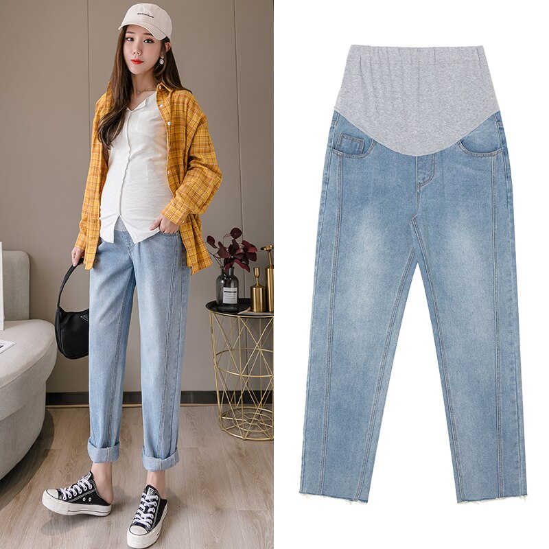 Maternity Pants Spring Autumn Maternity Jeans Bell... – Grandado