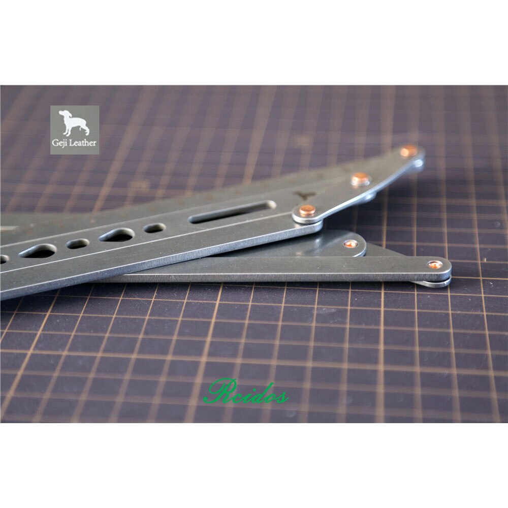 RCIDOS Geji Manual leather auxiliary ruler,belt po... – Grandado