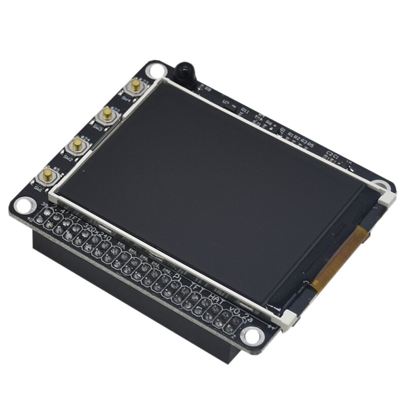 Sombrero con pantalla TFT LCD Sn, 2,4 pulgadas, x 240, con botones, Sensor IR para Raspberry Pi ...