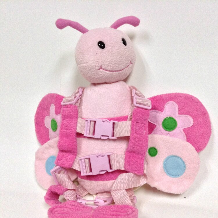 Harness Buddy Bee Pink Yellow 2-in-1 Baby Backpack... – Grandado