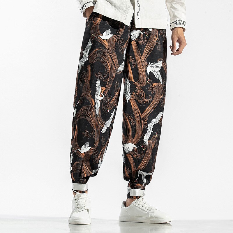 Men Japanese Style Pants Samurai Costume Vintage M... – Vicedeal