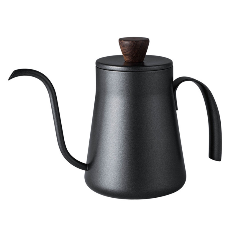 Black Gooseneck Long-Mouthed Handmade Coffee Pot 4... – Grandado