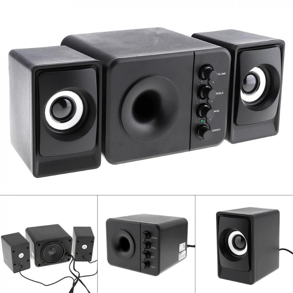 Usb 2.1 Subwoofer Desktop Speaker Met 3.5Mm Audio ... – Vicedeal