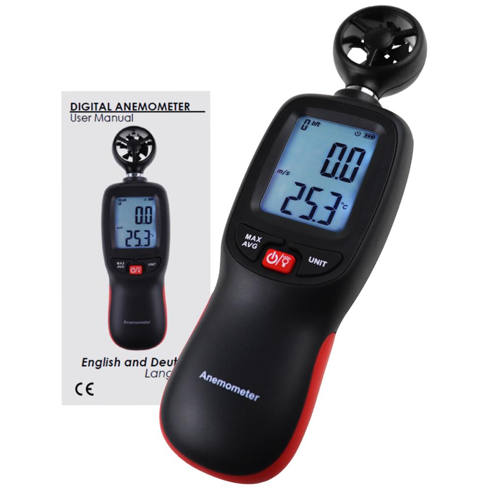 Digital Anemometer Wind Velocity Temperature Meter... – Vicedeal
