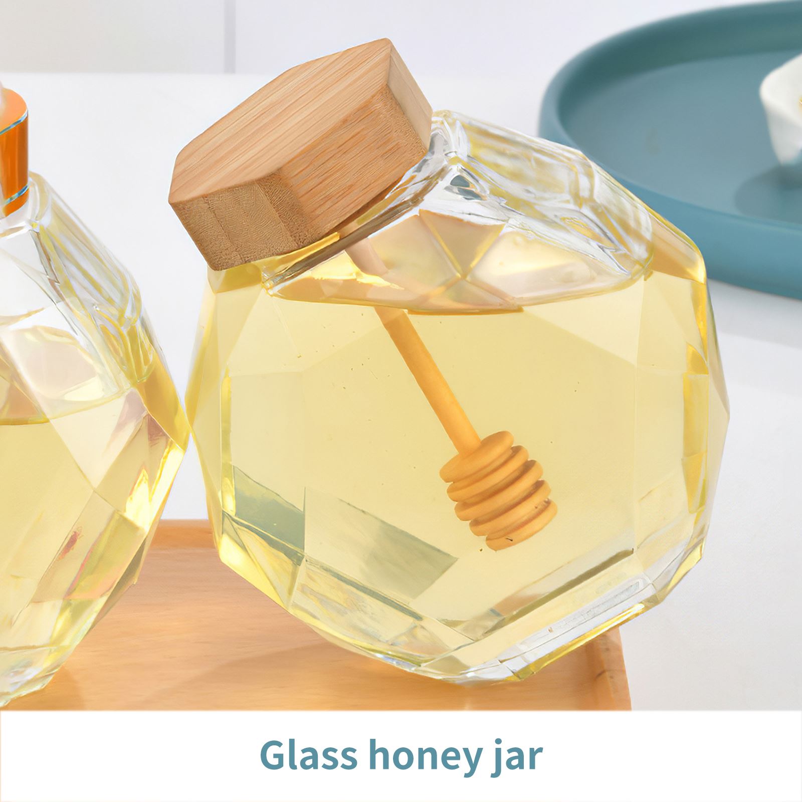 Glass Honey Jar, Used For 380ML Mini Honey Bottle ... – Grandado