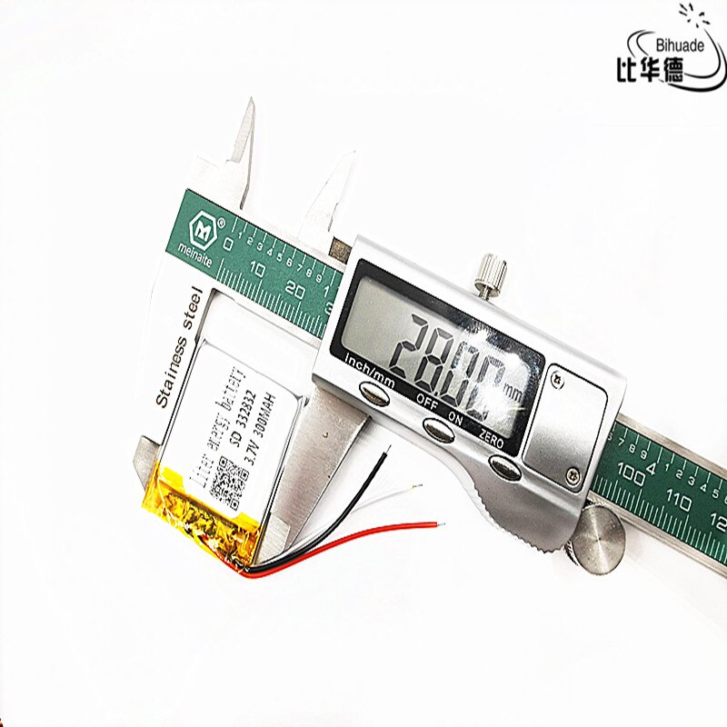 3 linjers god qulity 3.7v,300 mah ,332832 polymer ... – Vicedeal