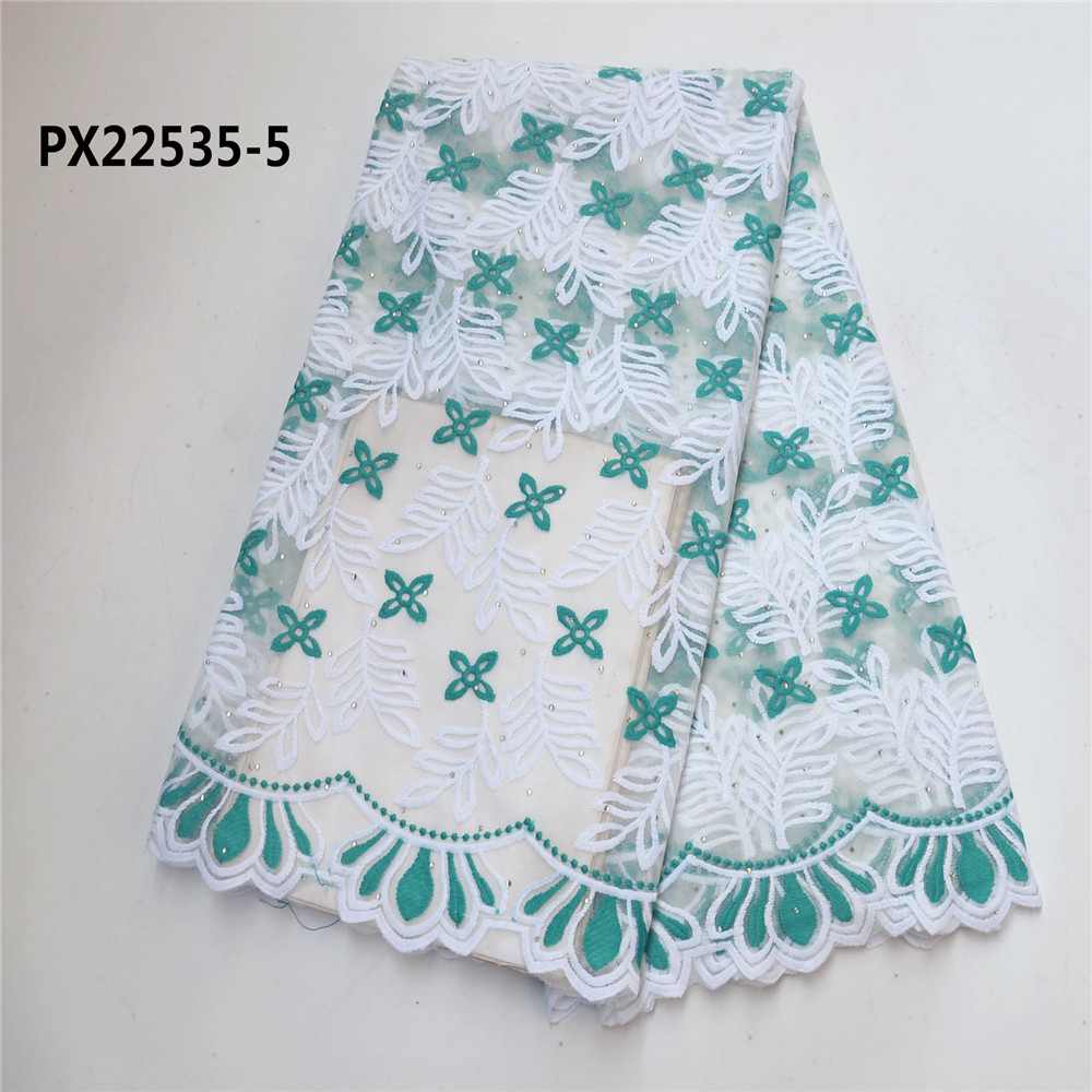 Afrikaanse Party Wit Net Kant Borduurwerk Stof Lic... – Vicedeal