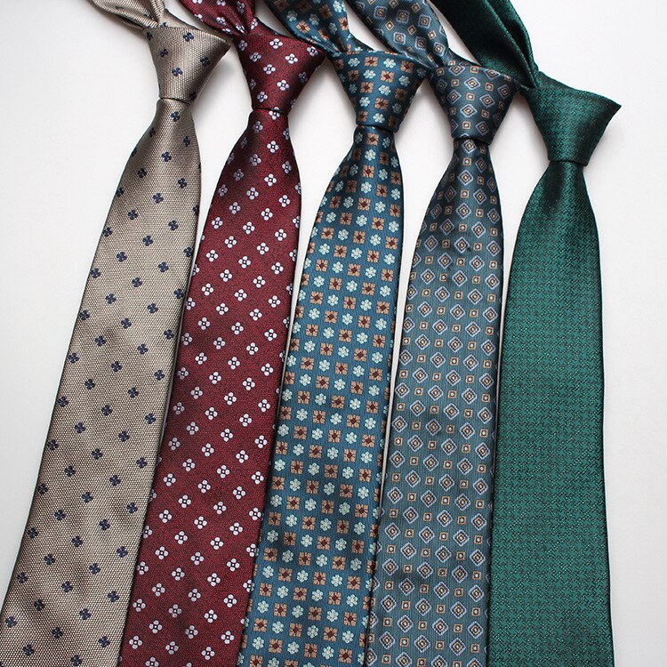 Sitonjwly Men's Jacquard Neck Ties for Man Striped... – Vicedeal