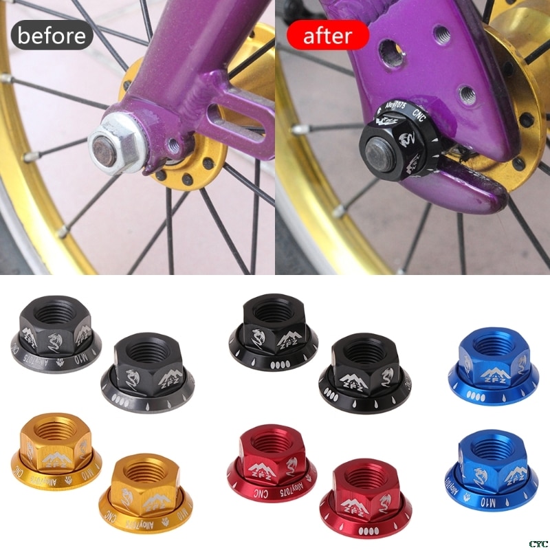 2 Stks/zak Fiets Hub Moer M10 Fixed Gear Mtb Racef... – Vicedeal
