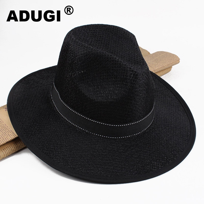 ADUGI Spring and Summer Cowboy Hat Big Edge Male H... – Vicedeal