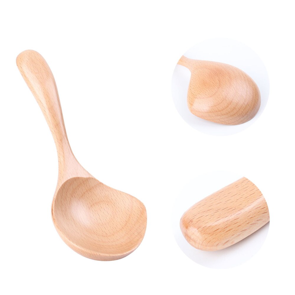 Houten Rijst Scoop Met Uitloop Japanse Stijl Pap L... – Vicedeal
