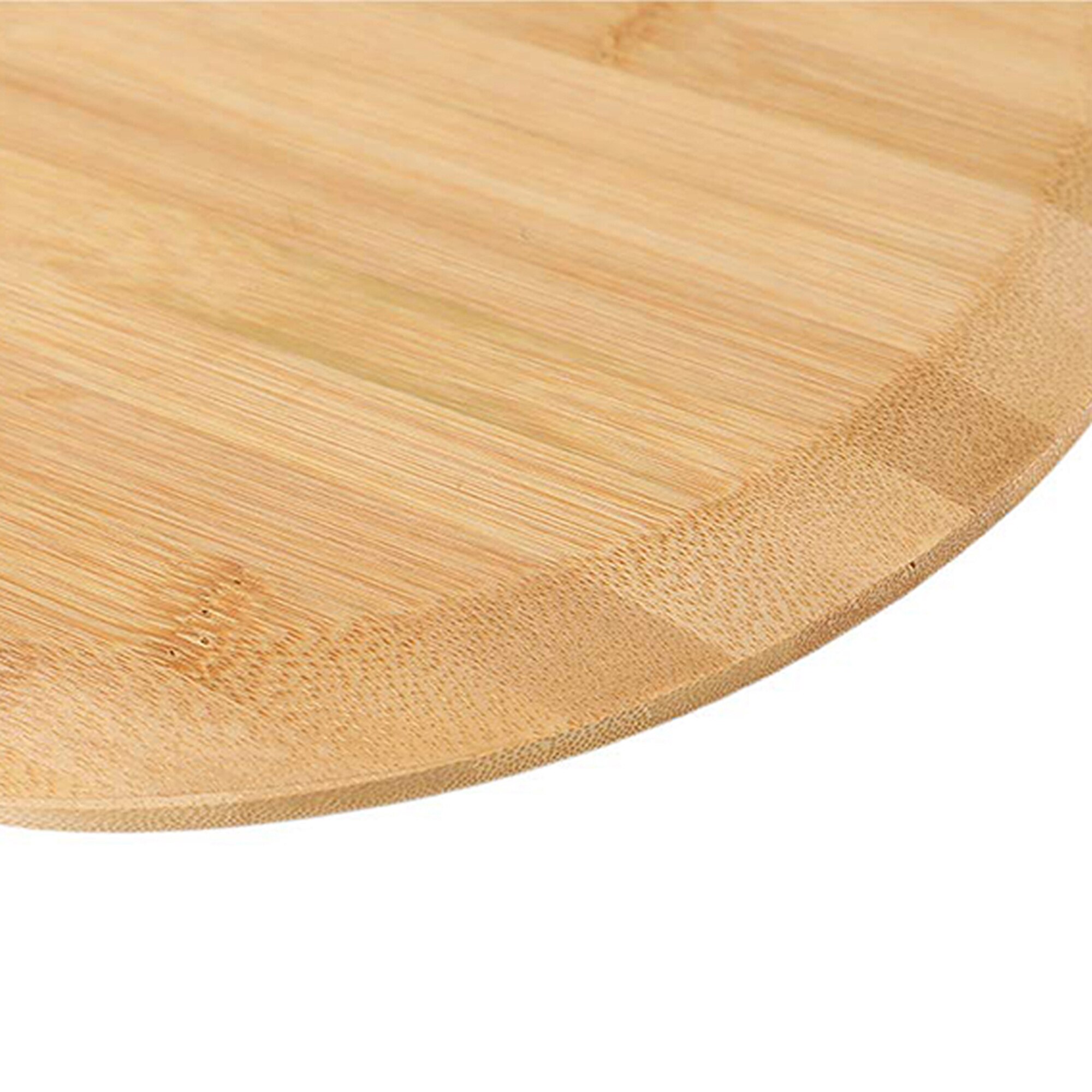 Bamboo Pizza Peel Wood Serving Pan Cheese Charcute... – Grandado