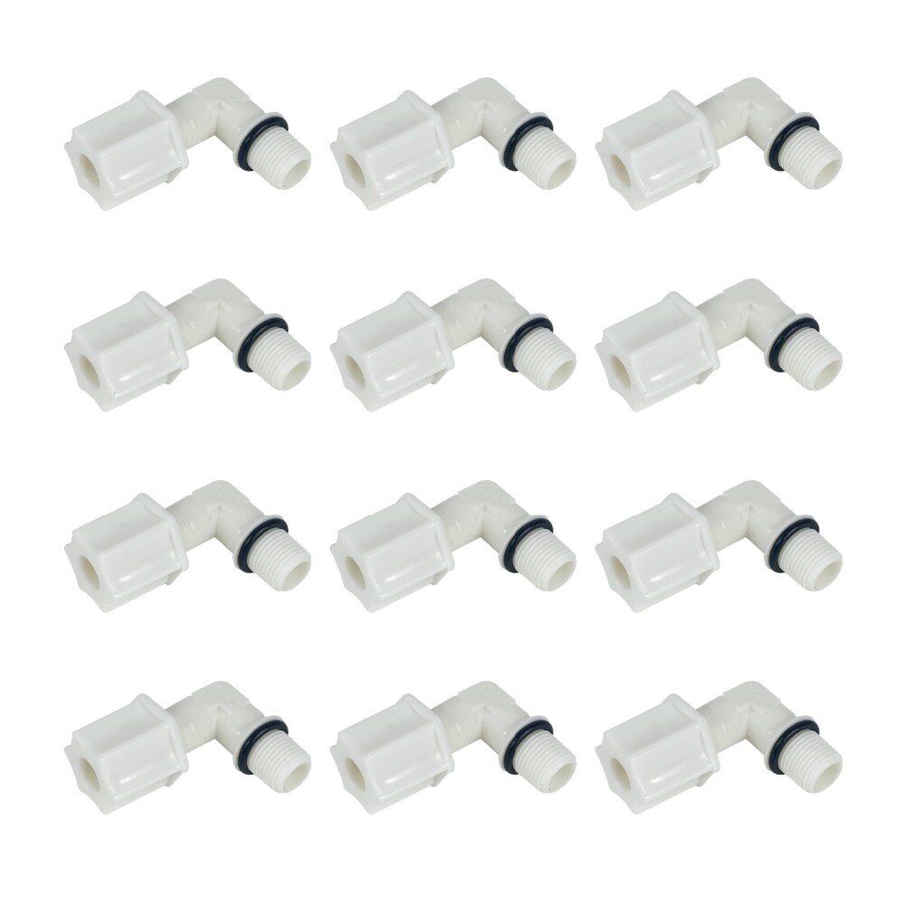 Male Elbow Jaco Connector 1/8" thread to 1/4" Tube... – Grandado