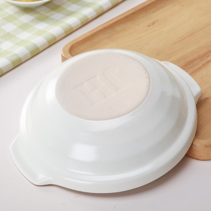 Heat Resistant White Casserole Cooking Pot Bibimba... – Grandado