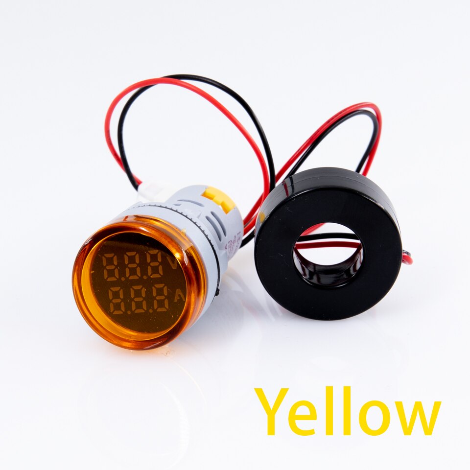 Mini Digitale Voltmeter Amperemeter 22Mm Ronde Ac ... – Grandado