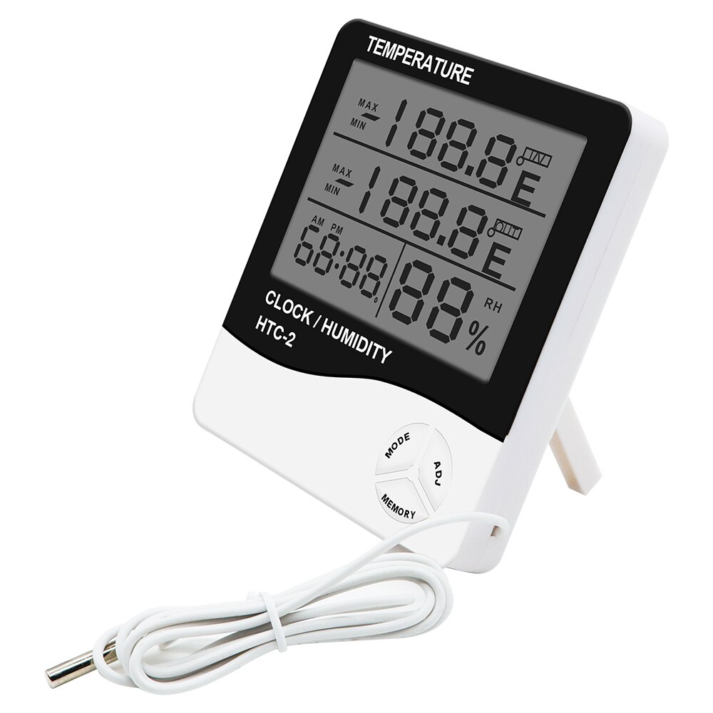 HTC-2 Home Indoor Outdoor Thermometer Hygrometer D... – Grandado