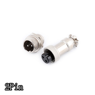 1set GX12 2/3/4/5/6/7 Pin Male + Female 12mm Circu... – Grandado
