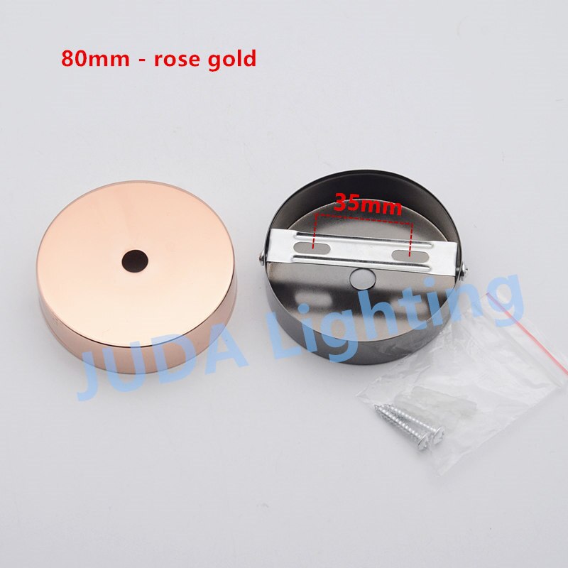 Ceiling rose iron metal lamp base ceiling canopy f... – Vicedeal