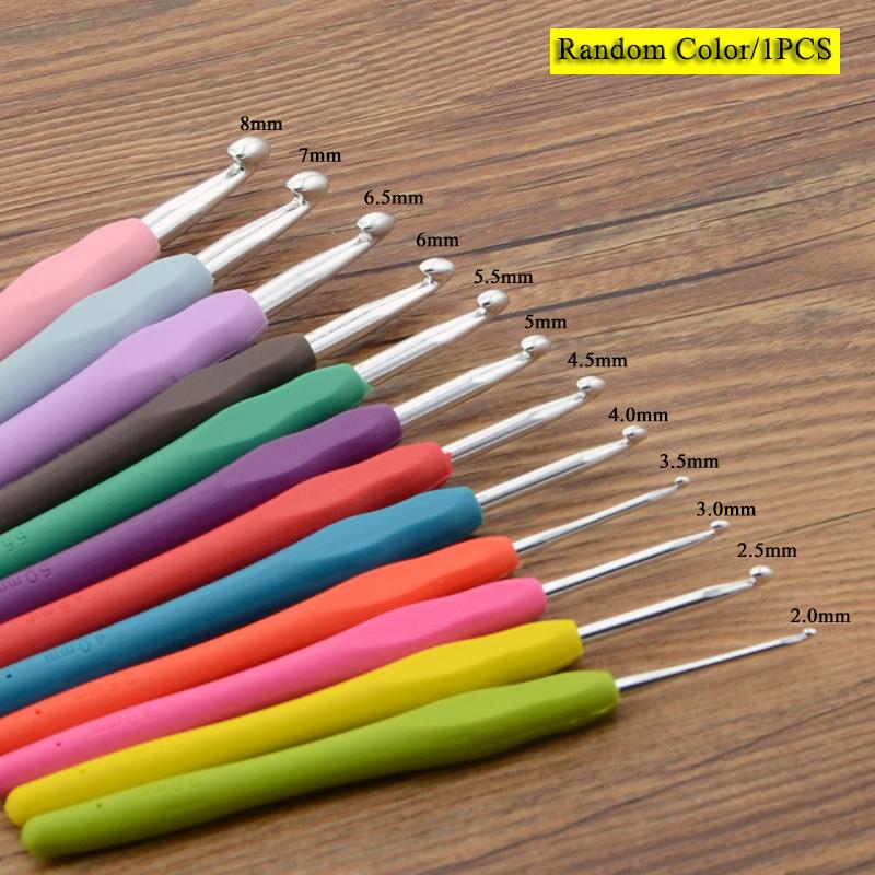 1Pcs Haak Haak 2-8Mm Aluminium Haaknaalden Met Kle... – Vicedeal