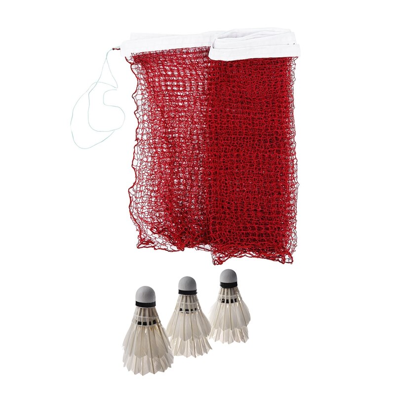 7 Pcs Badminton Kit: 6 Pcs Feather Shuttlecocks Ba... – Vicedeal