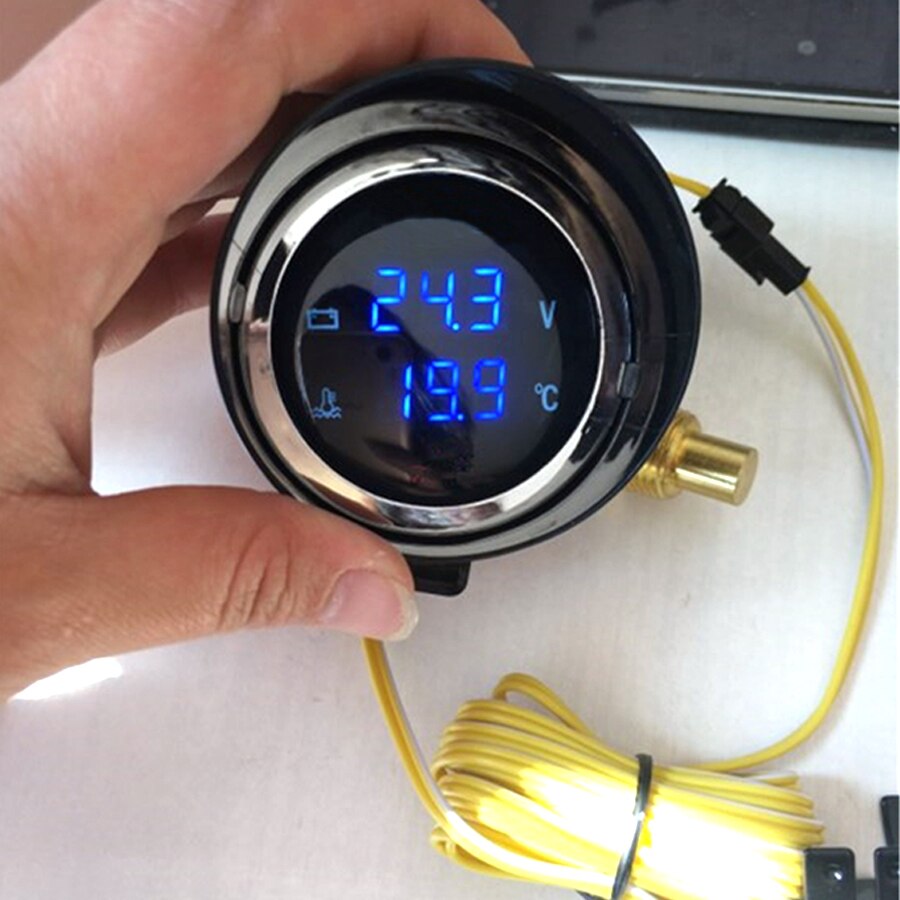 Universele Auto LCD Digitale Voltmeter Water Temp ... – Vicedeal