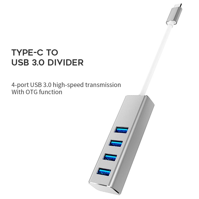 Usb C 3.0 Hub Usb Splitter 3.1 Type C Naar 4XUSB3.... – Grandado