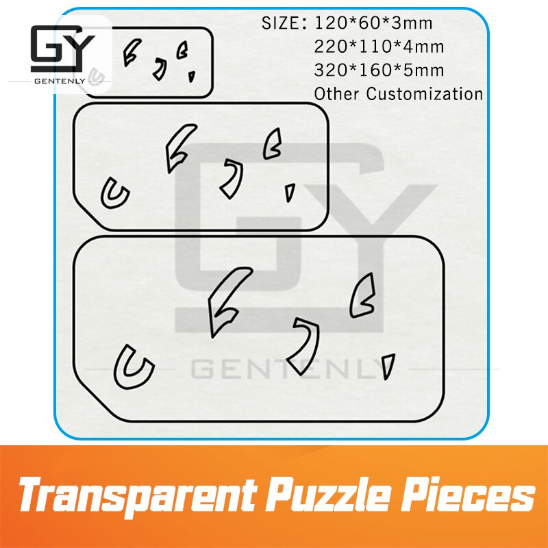 Escape Room Props Acrylic Magic Transparent Cards ... – Grandado