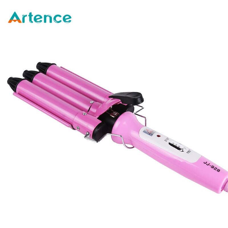 Big Wave Curler Triple Bucket Hair Styling Hairdre... – Grandado