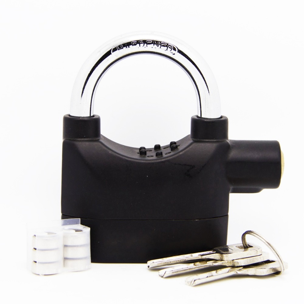 Motorcycle Alarm security lock 110 db loud securit... – Grandado