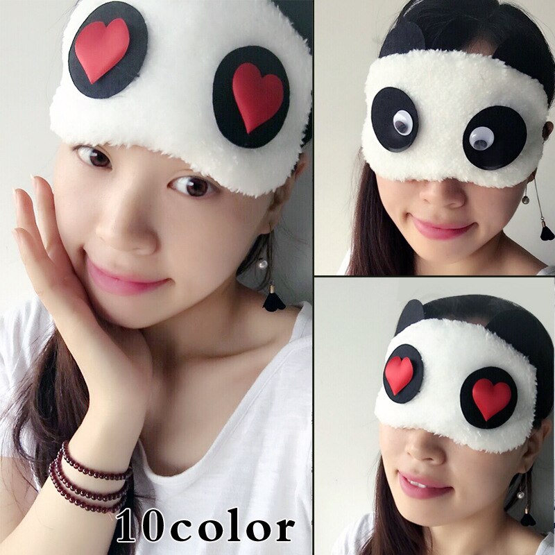 Neue Nette Gesicht Weiß Panda Augen maske Eyeshade... – Grandado