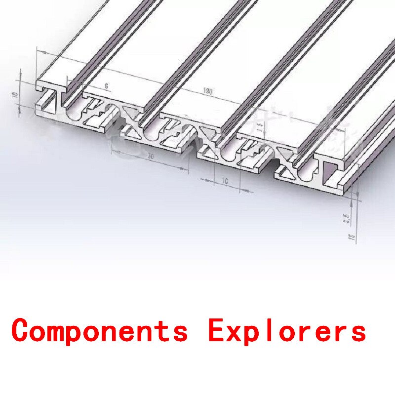 Arbitrary Cutting 1000mm 15120 Aluminum Extrusion ... – Grandado
