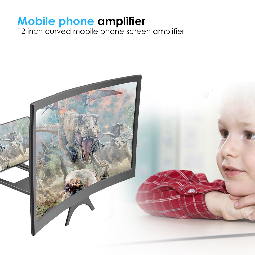 12 inch Curved Mobile Screen Amplifier Rack Movie ... – Grandado