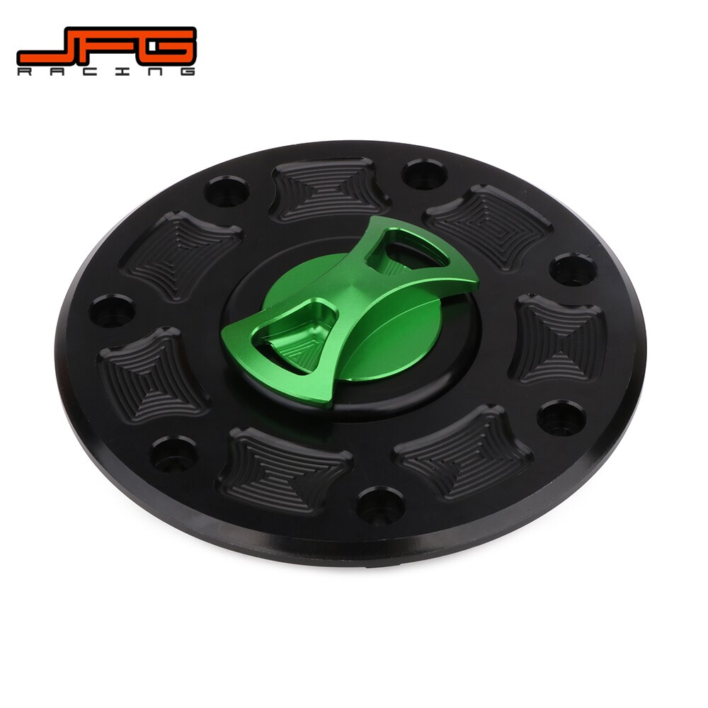 Motorcycle Aluminum Gas Fuel Tank Cap Cover For KA... – Grandado