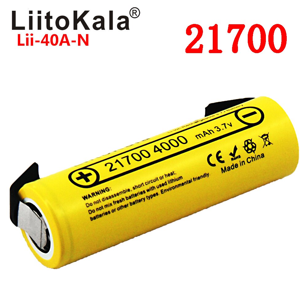 Liitokala Lii-40A 21700 4000 mah li-ni bateria 3.7... – Grandado