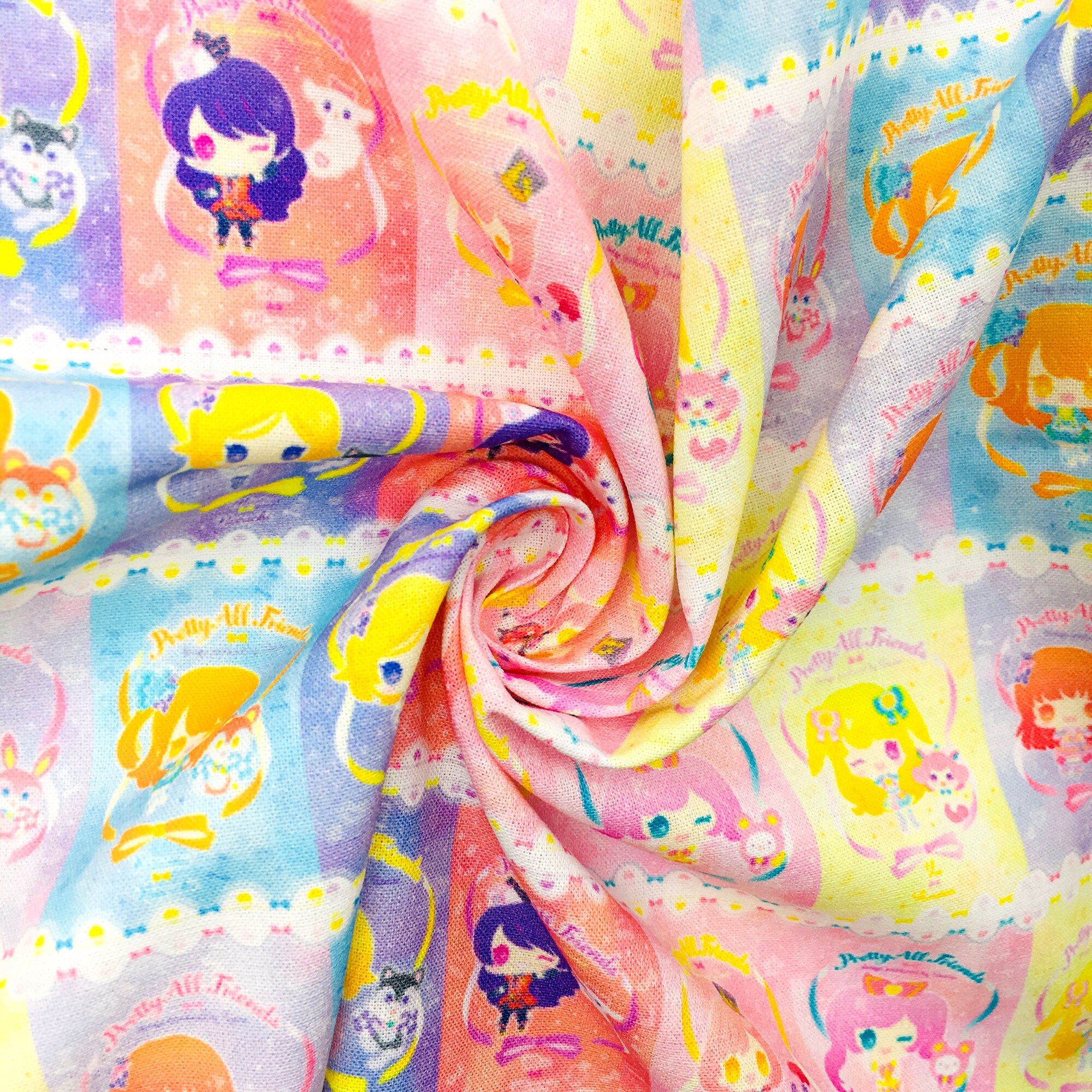 Character Fabric Pink 100% Cotton Fabric Patchwork... – Vicedeal