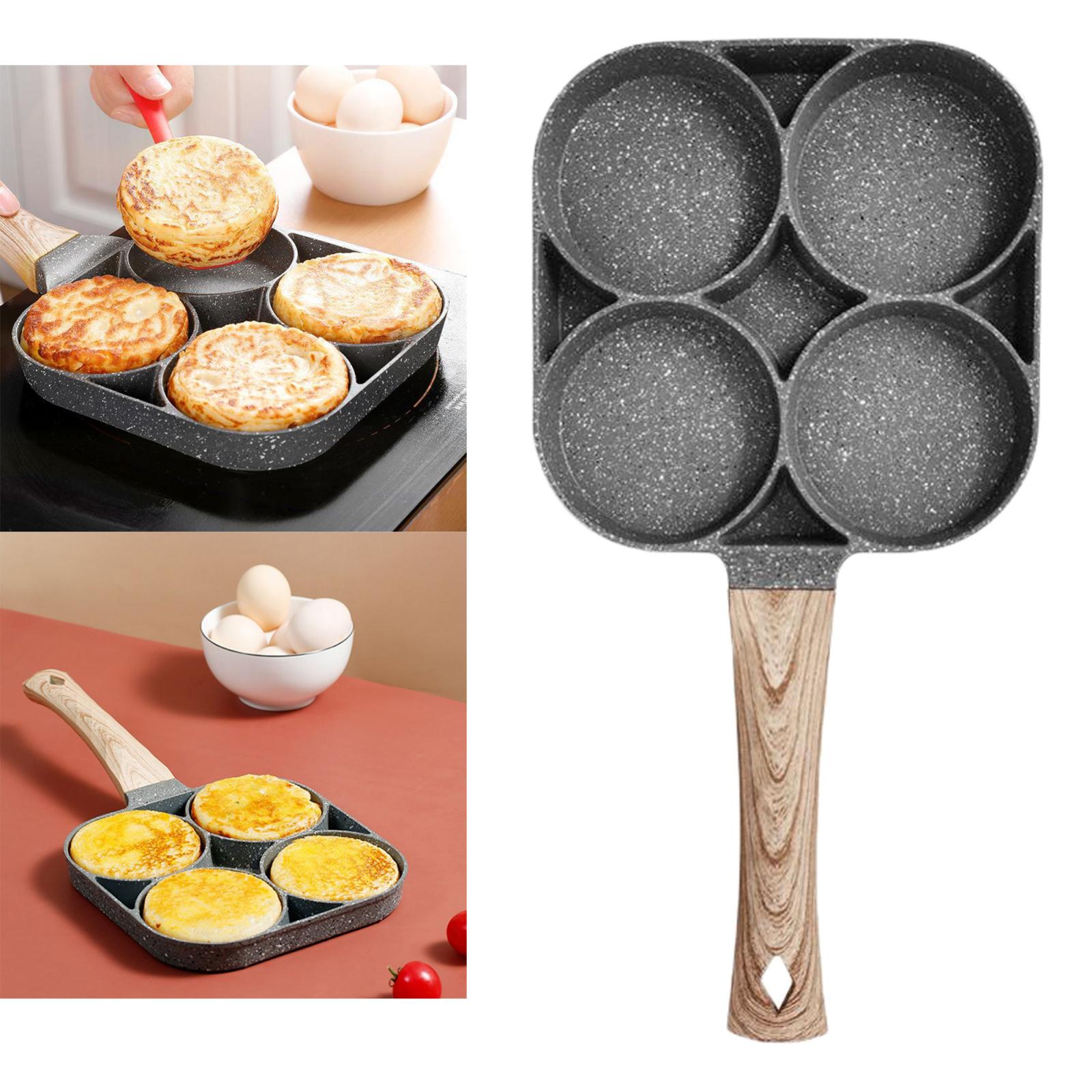 Multi Ei Koekenpan, 4 Gaten Burger Eieren Pancake ... – Vicedeal