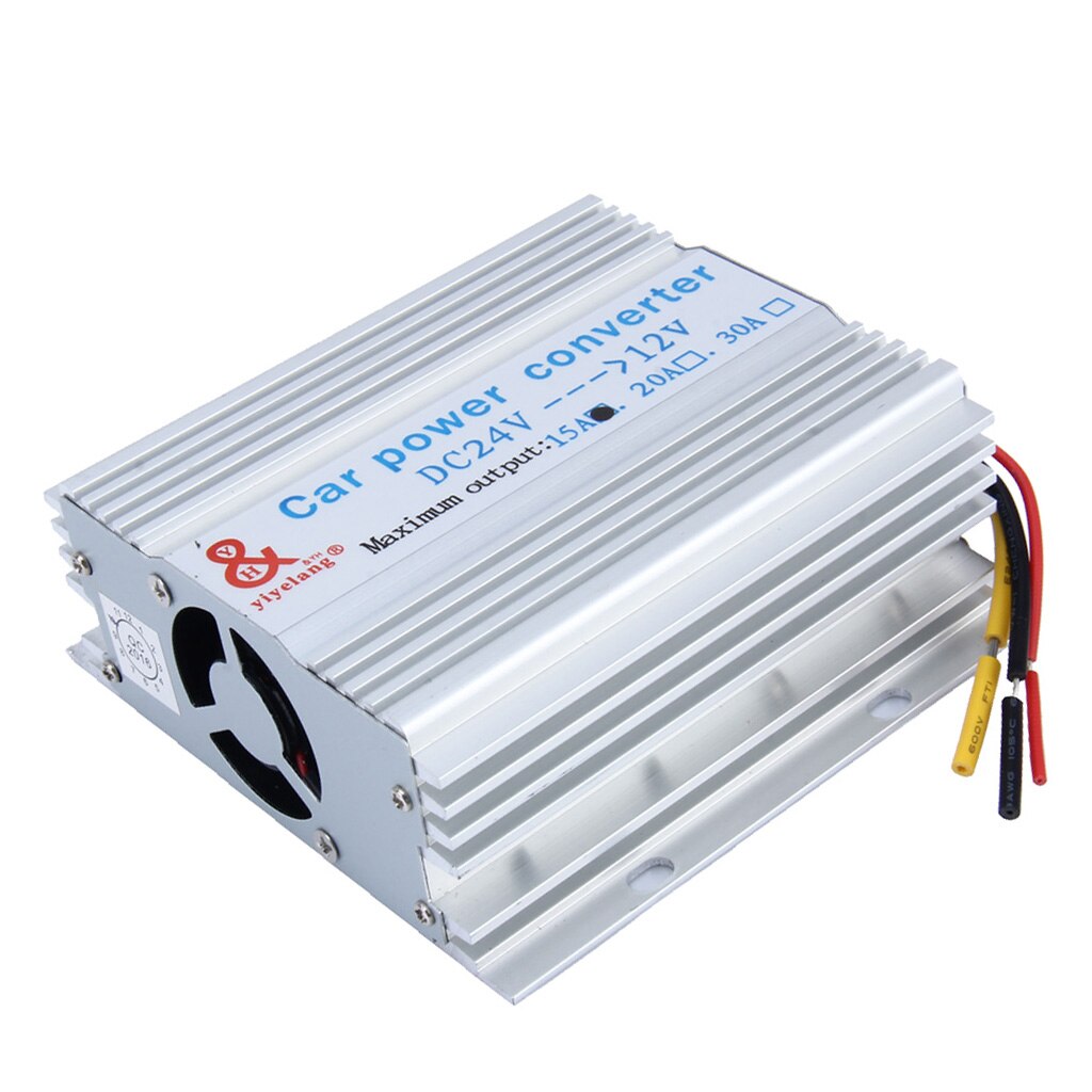 1 Piece DC 24V to 12V step-down converter 15A Car ... – Grandado