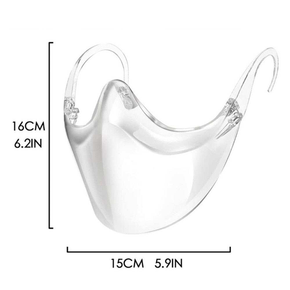 3/5PC Adult Transparent Protective Mask Dust Mask ... – Grandado