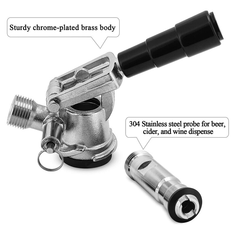 Beer Keg Coupler D System Sankey Coupler Keg Tap S... – Grandado