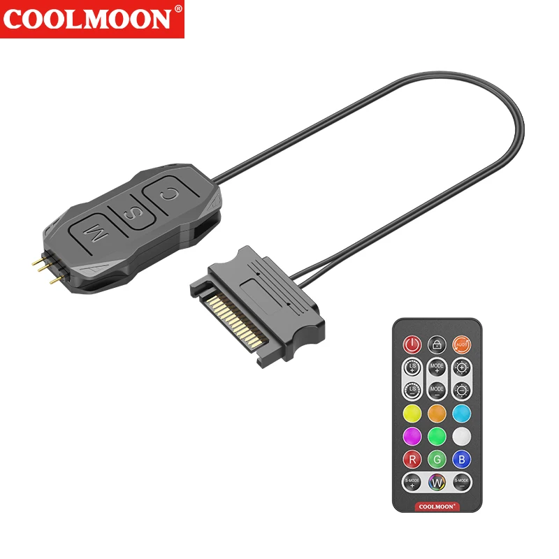 Mini ARGB Controller with Remote Control DC5V 3Pin... – Vicedeal