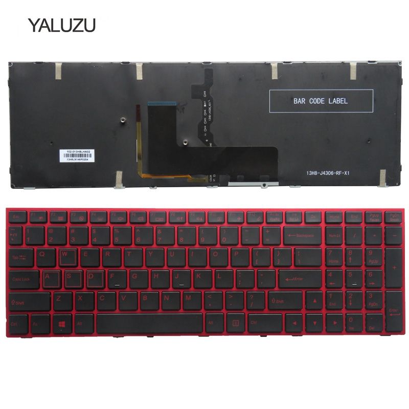 YALUZU US Laptop Keyboard FOR Clevo P650 P670RE3 P... – Grandado