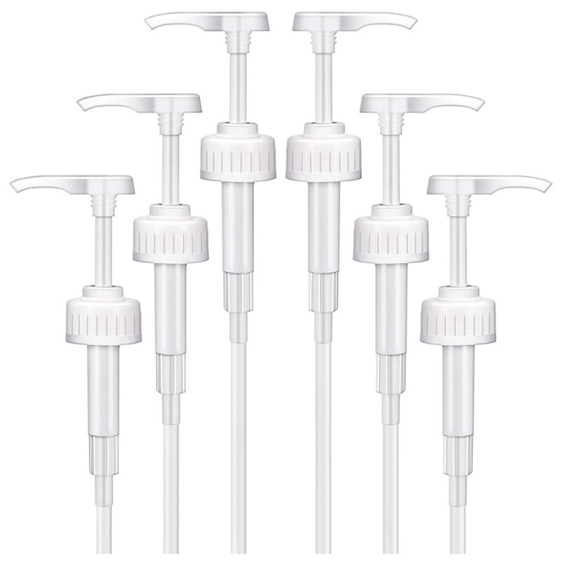 White Coffee Syrup Pump Syrup Bottle Pump Lotion P... – Grandado