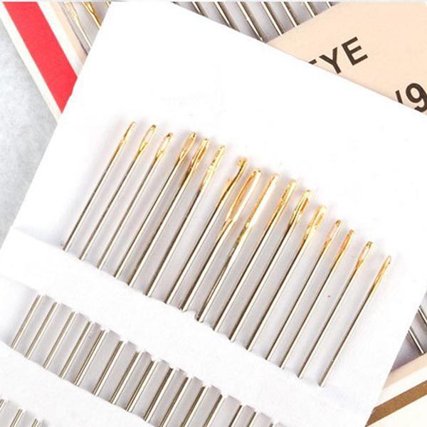 16pcs Needle Elderly Needle Side Hole Hand Stainle Grandado