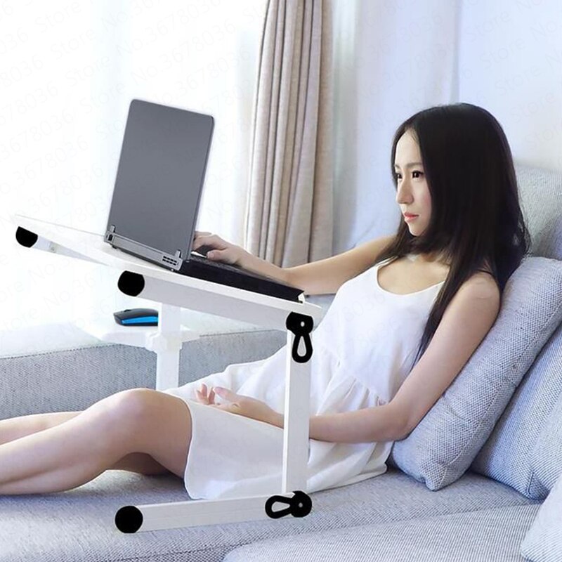 Small Table Bed Foldable Laptop Desk Bed with Smal... – Grandado